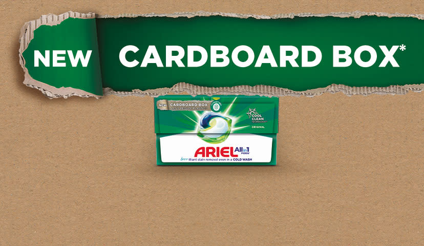 Ariel Creates Innovative Cardboard Packaging | Collect & Recycle