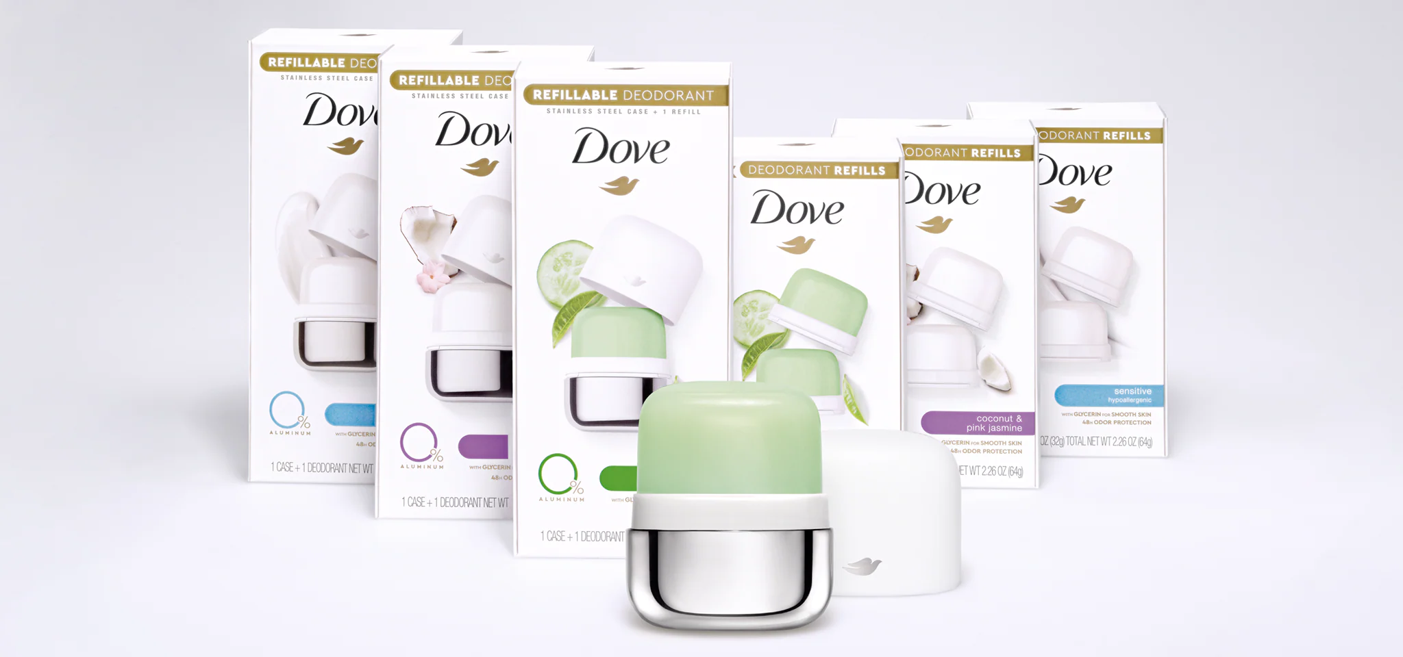 Dove Designs It’s 1st Refillable Deodorant Packaging